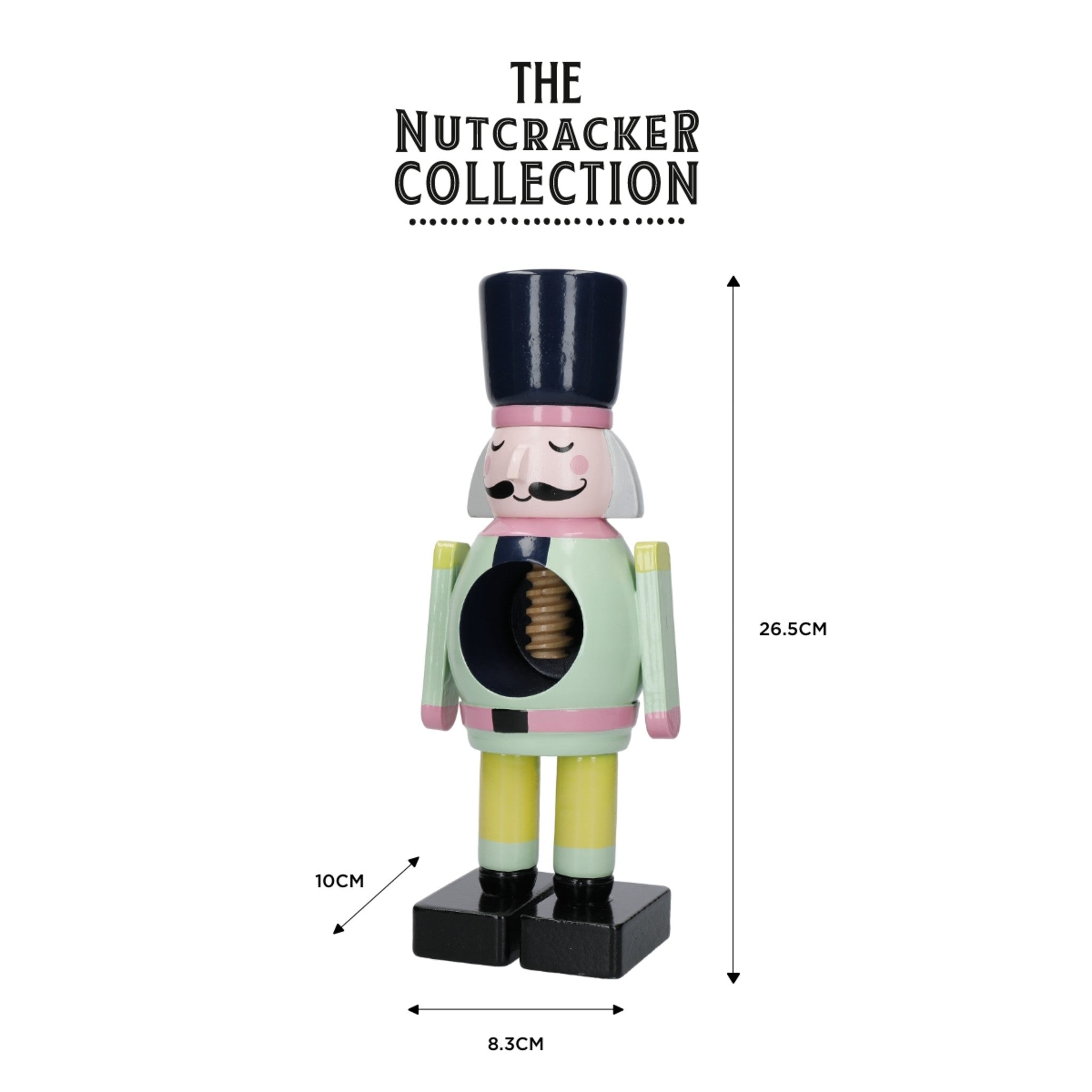 KitchenCraft The Nutcracker Collection Wooden Male Nutcracker ...