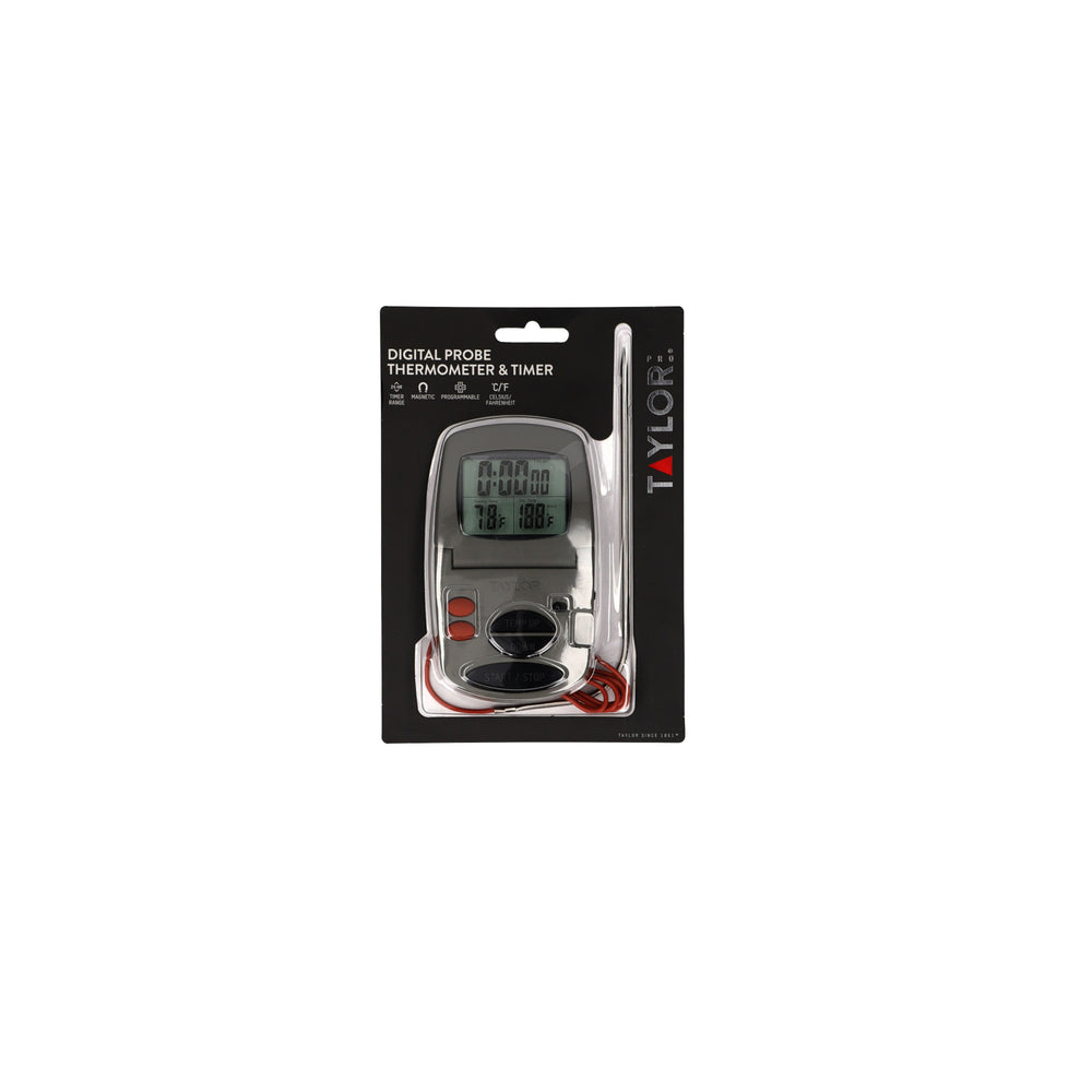 Taylor Pro Digital Probe Thermometer and Timer – CookServeEnjoy