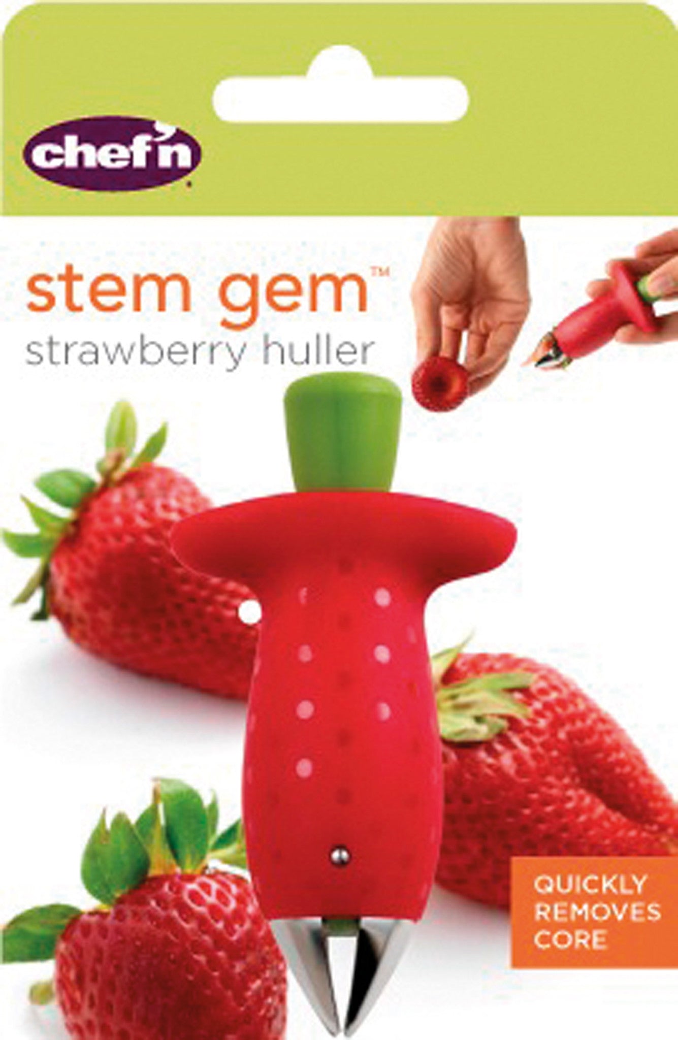 Chef'n StemGem™ Strawberry Huller – CookServeEnjoy
