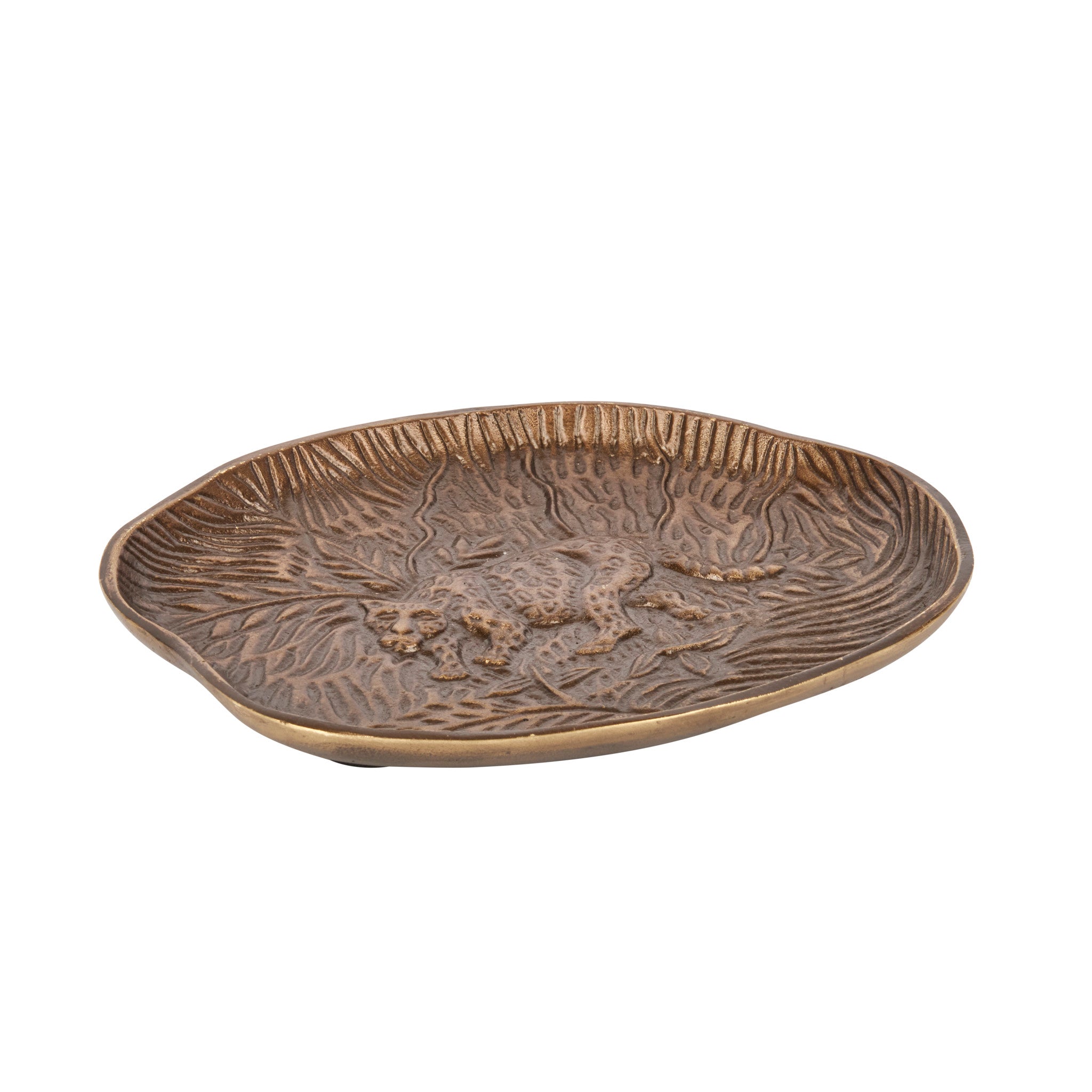 Artesà Embossed Oval Serving Platter with Leopard Design – CookServeEnjoy
