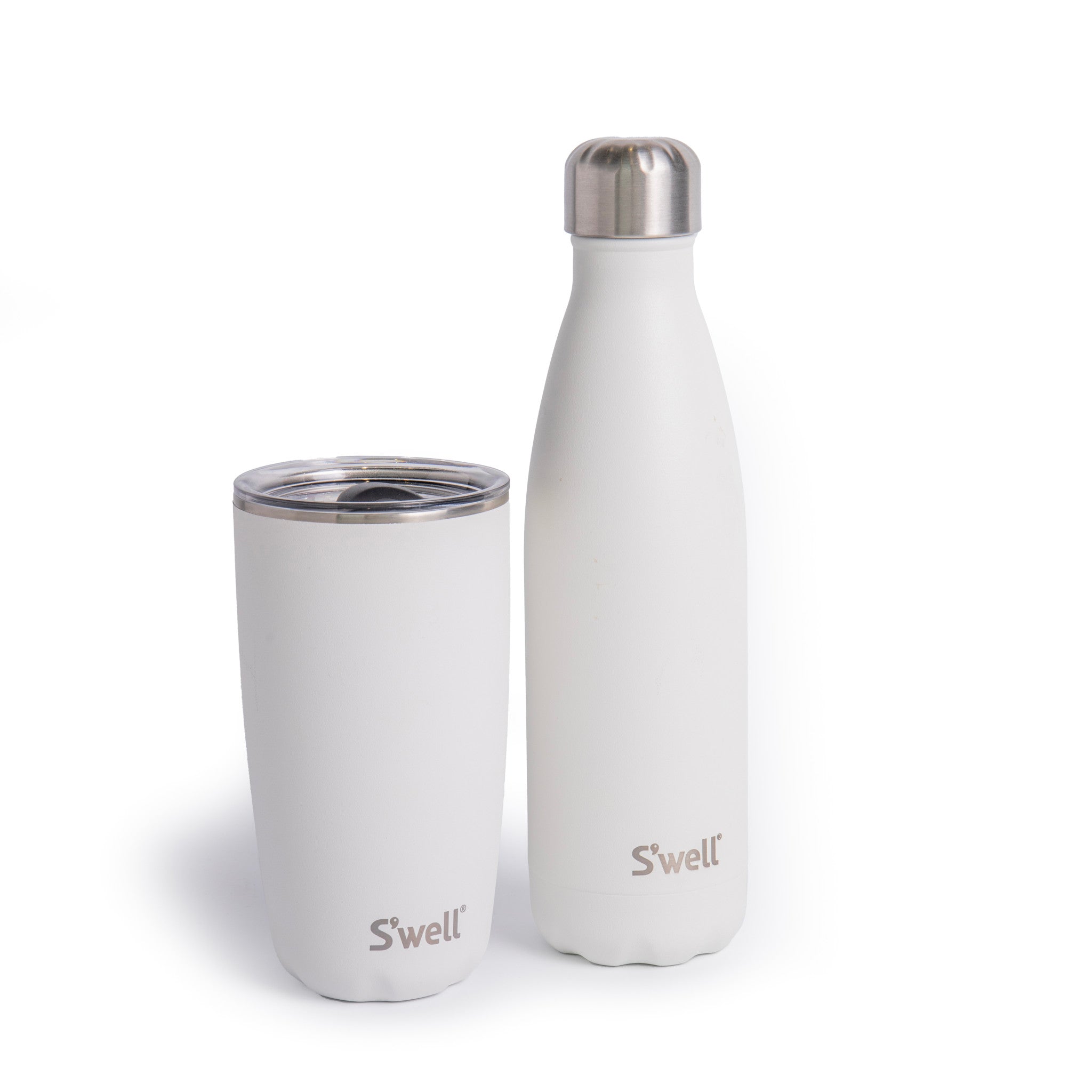 S'well 2pc Travel Cup and Bottle Set with Stainless Steel Water Bottle ...
