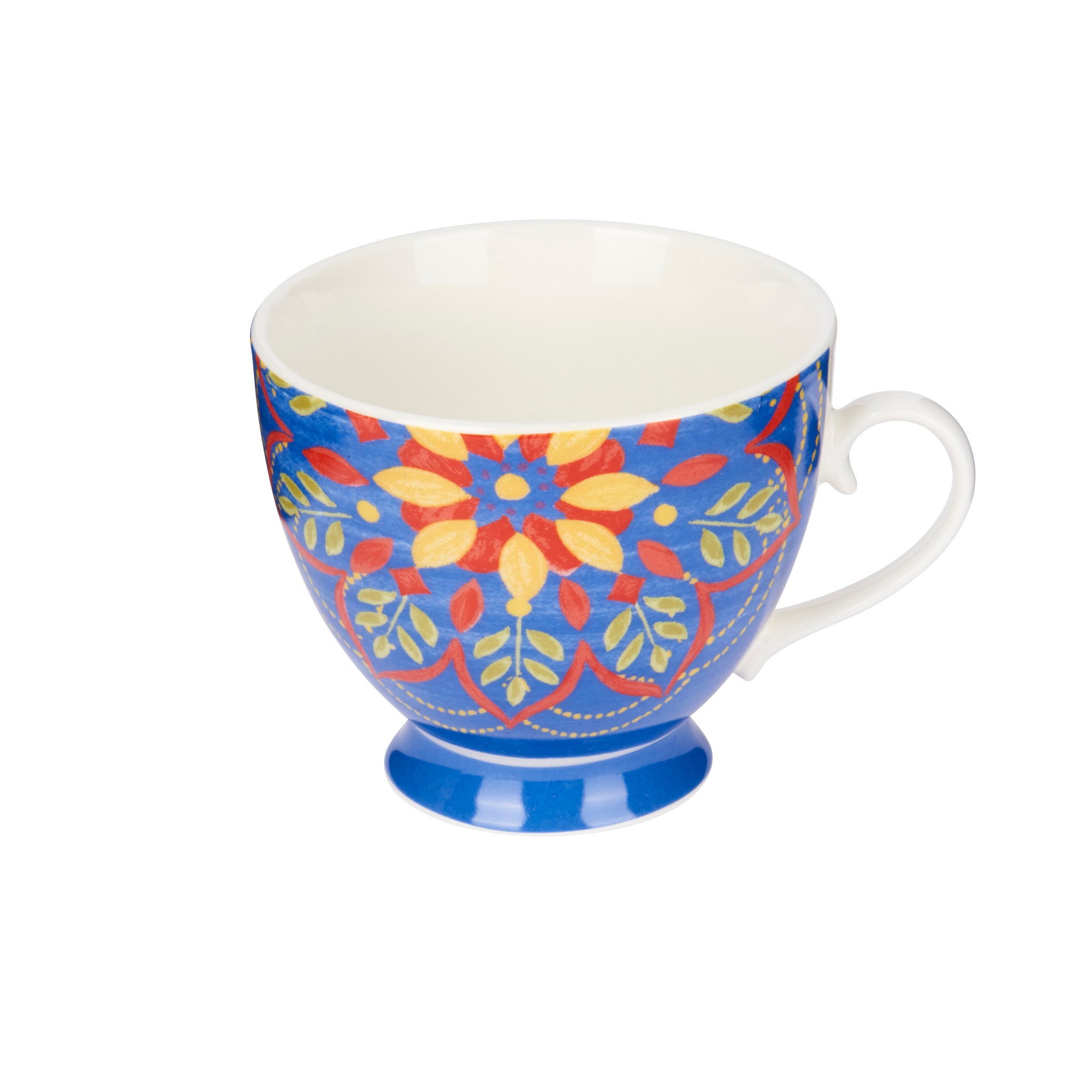 KitchenCraft China Moroccan Blue Footed Mug – CookServeEnjoy