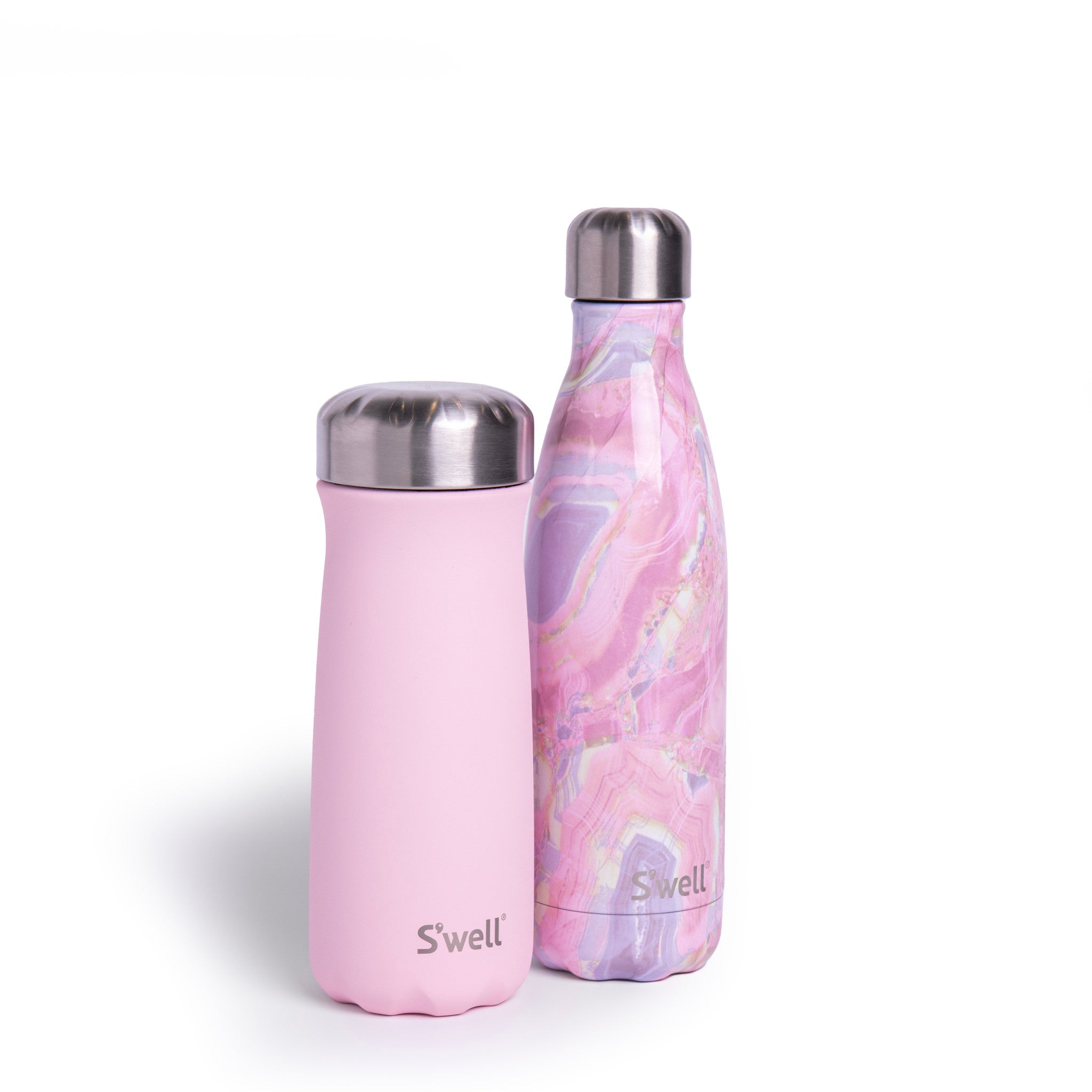 S'well 2pc Reusable Bottle Set with Stainless Steel Water Bottle, 500m ...
