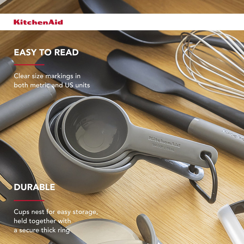 KitchenAid 4pc Measuring Cup Set - Charcoal Grey – CookServeEnjoy