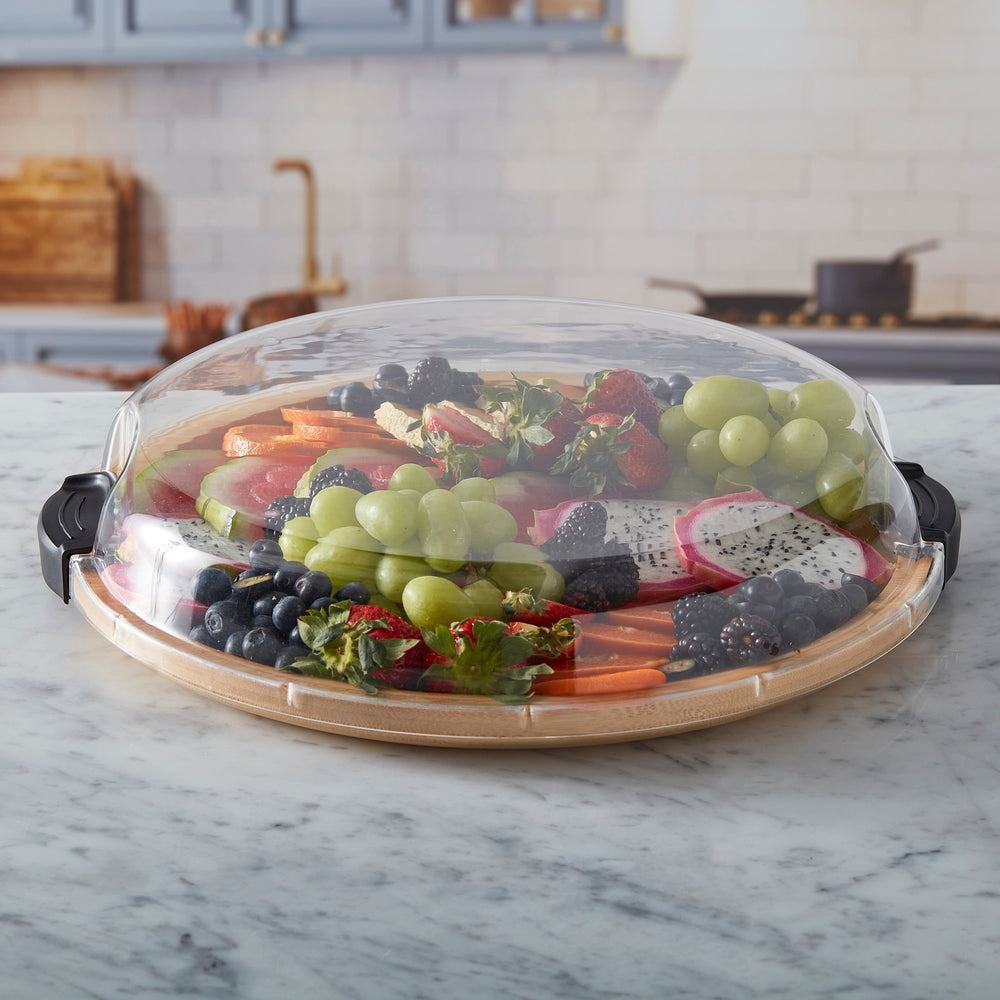 Farberware Build-a-Board Bamboo Round Board, 35.5CM – CookServeEnjoy