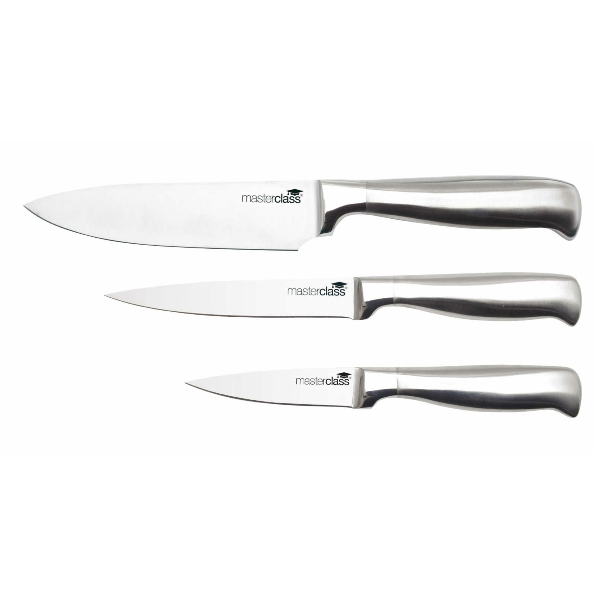MasterClass Acero 3 Piece Knife Set – CookServeEnjoy