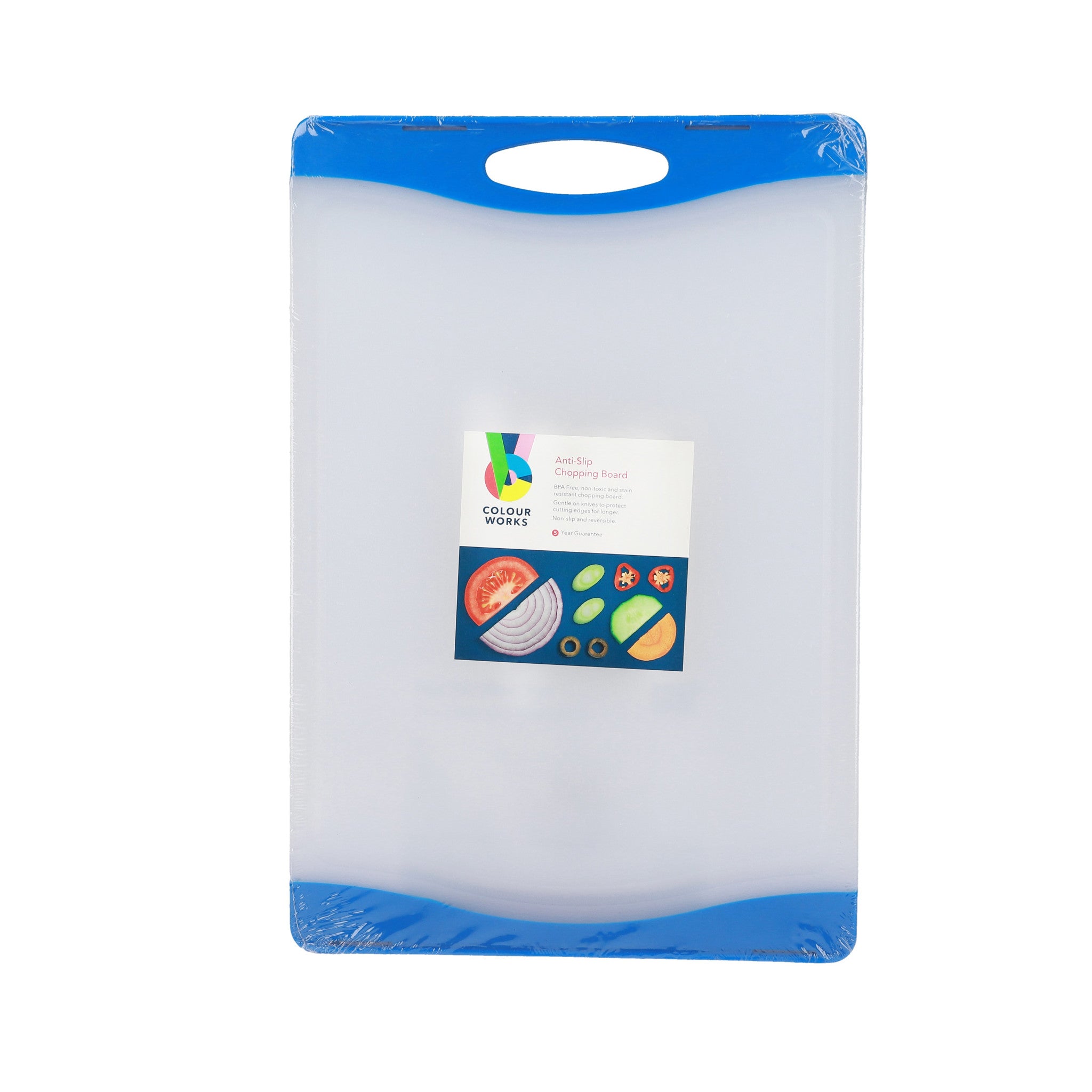 Colourworks Blue Reversible Chopping Board – CookServeEnjoy