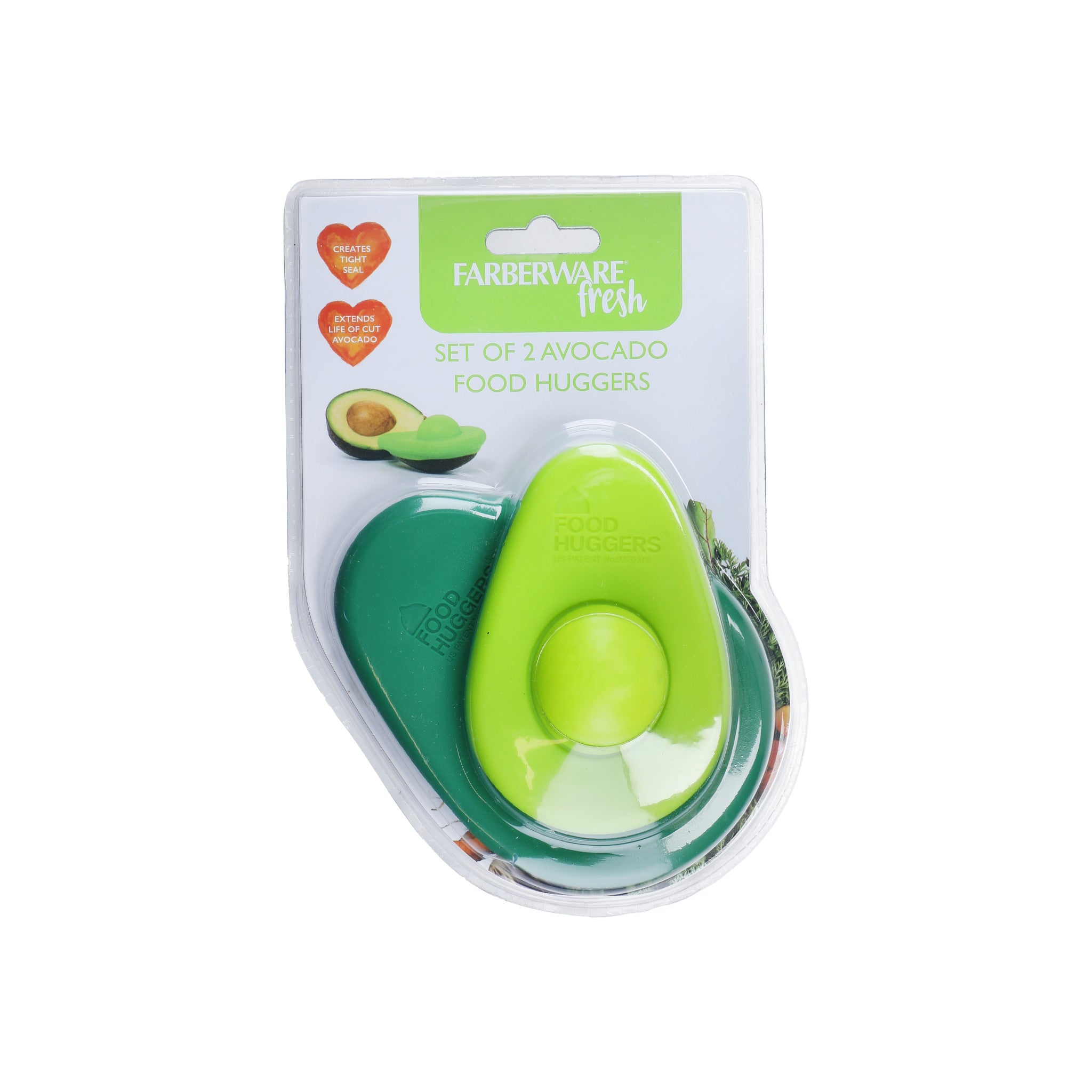 Farberware Fresh Food Huggers - Avocado Food Covers / Can Covers, Sili ...