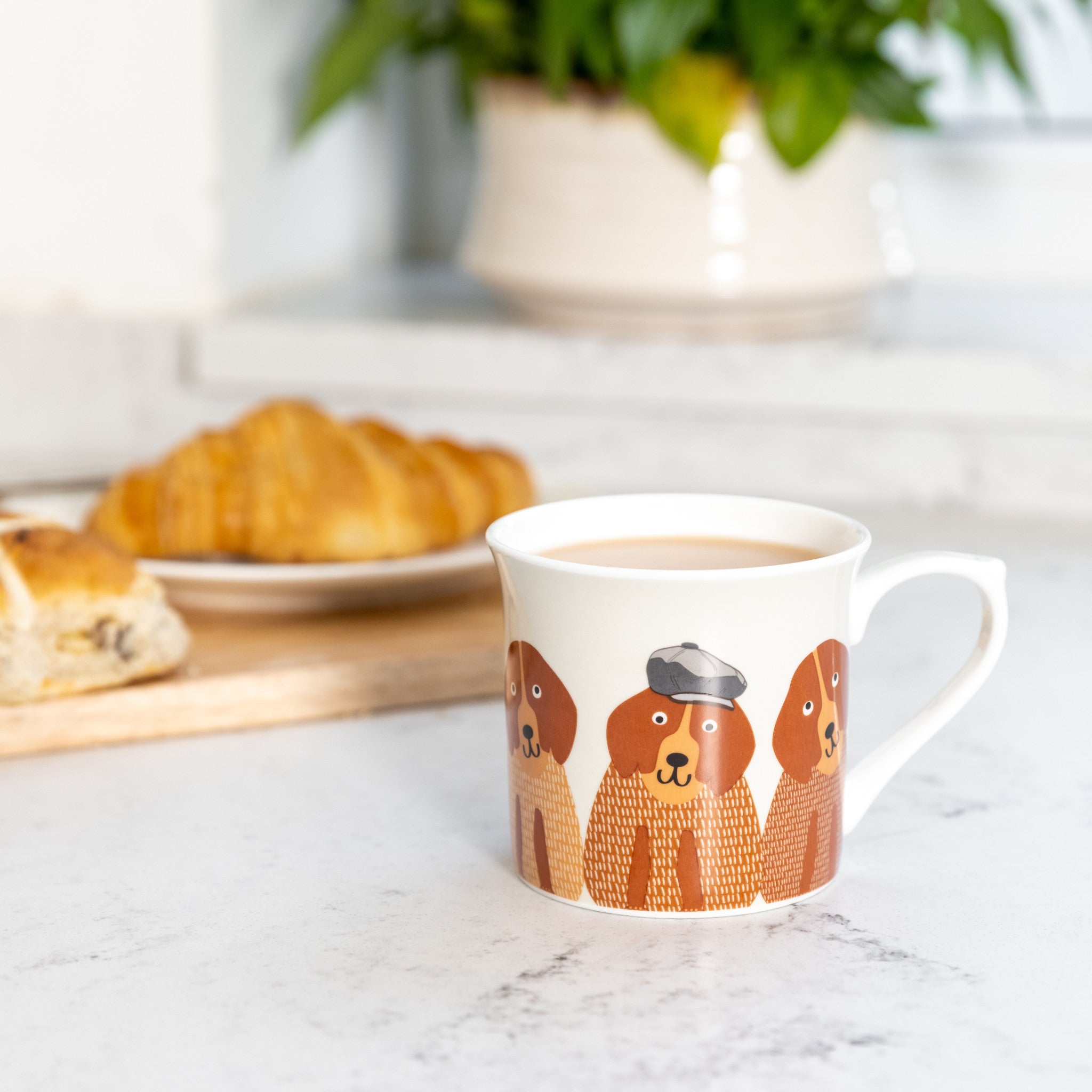 Set of 4 KitchenCraft Fluted China Dogs Mugs – CookServeEnjoy
