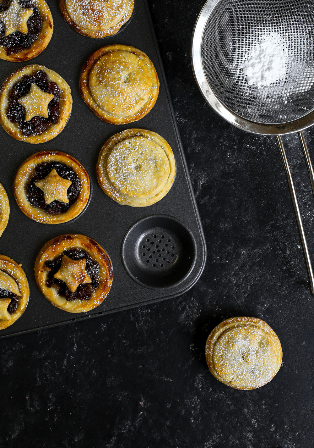 MasterClass Non-Stick 12 Hole Shallow Pan – CookServeEnjoy