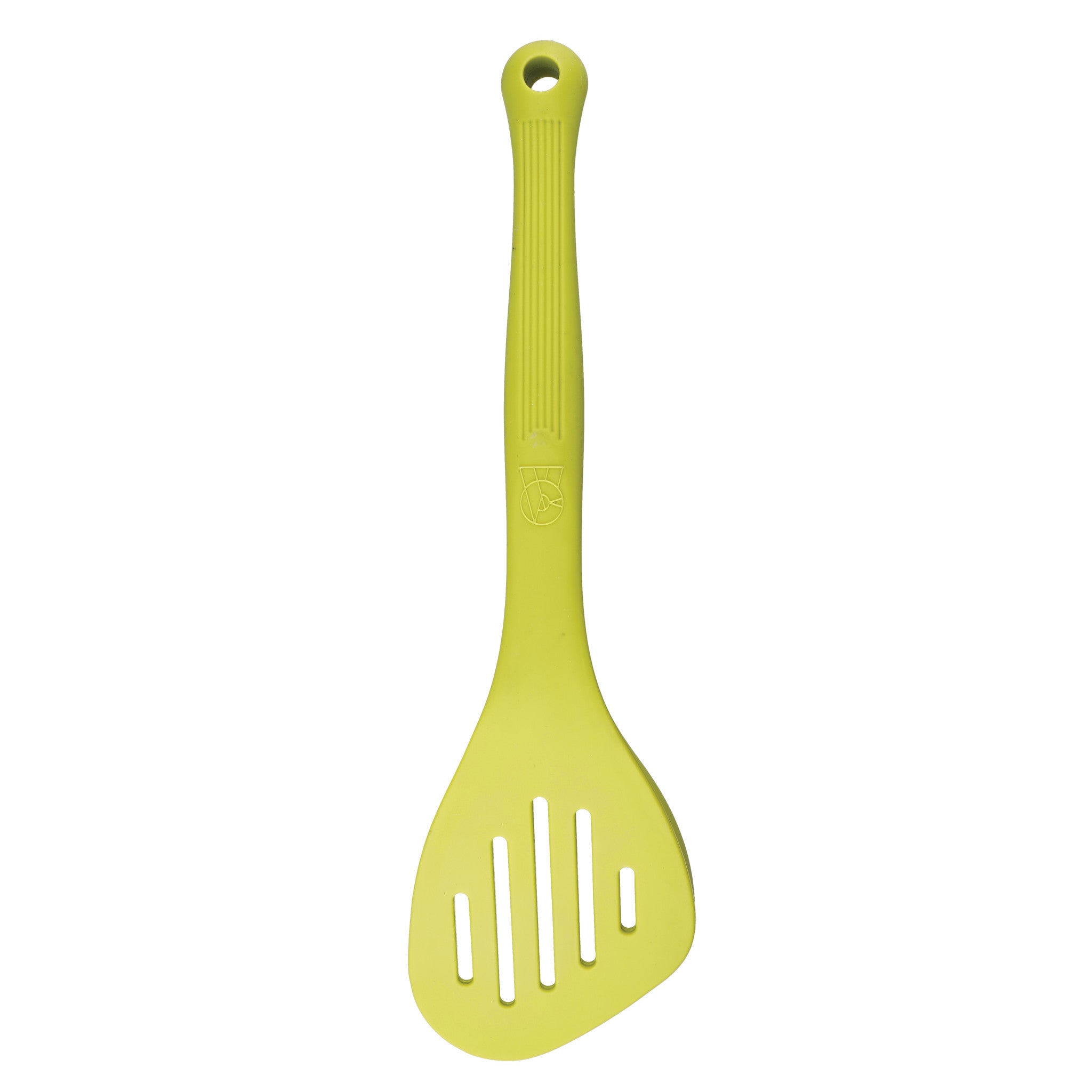 Colourworks Green Silicone Fish Slice with Raised Edge, Slotted Design ...