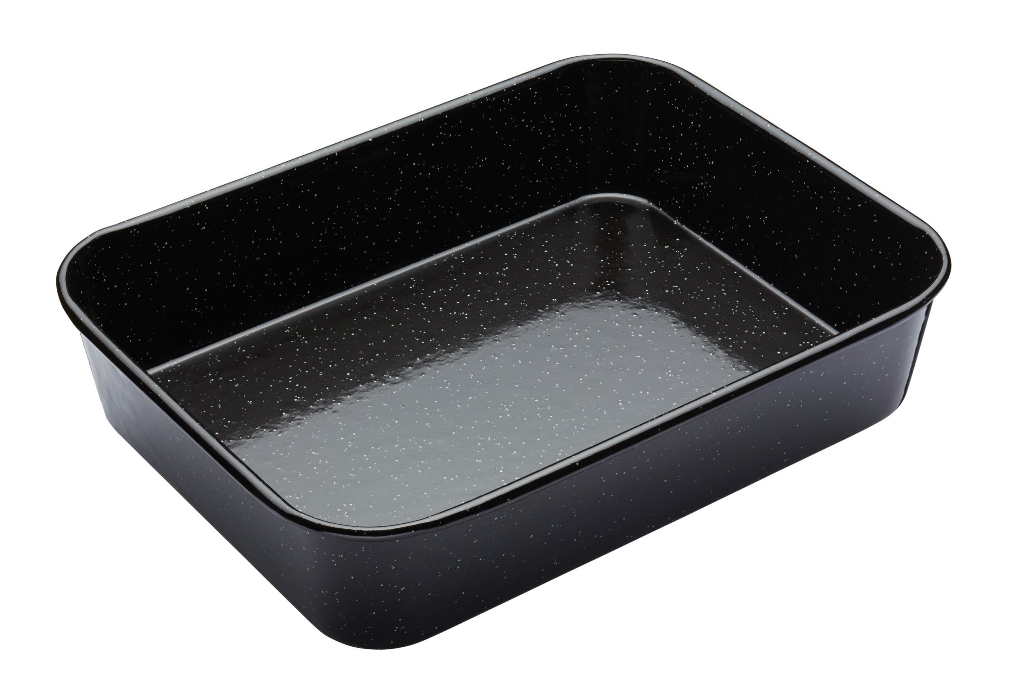 6pc Vitreous Enamel Non-Stick Cookware Set with 2x Roasting Pans and 4 ...