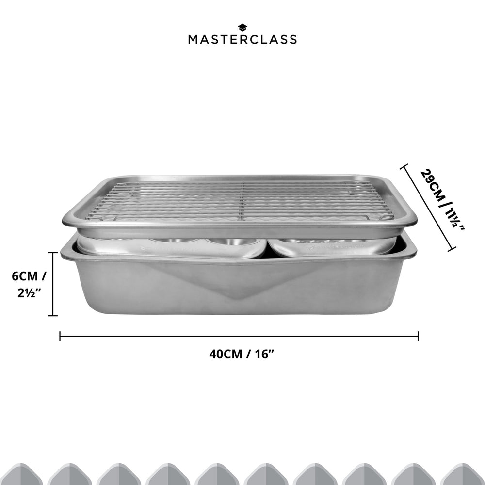 MasterClass Recycled Aluminum 5pc Stacking Baking Set – CookServeEnjoy