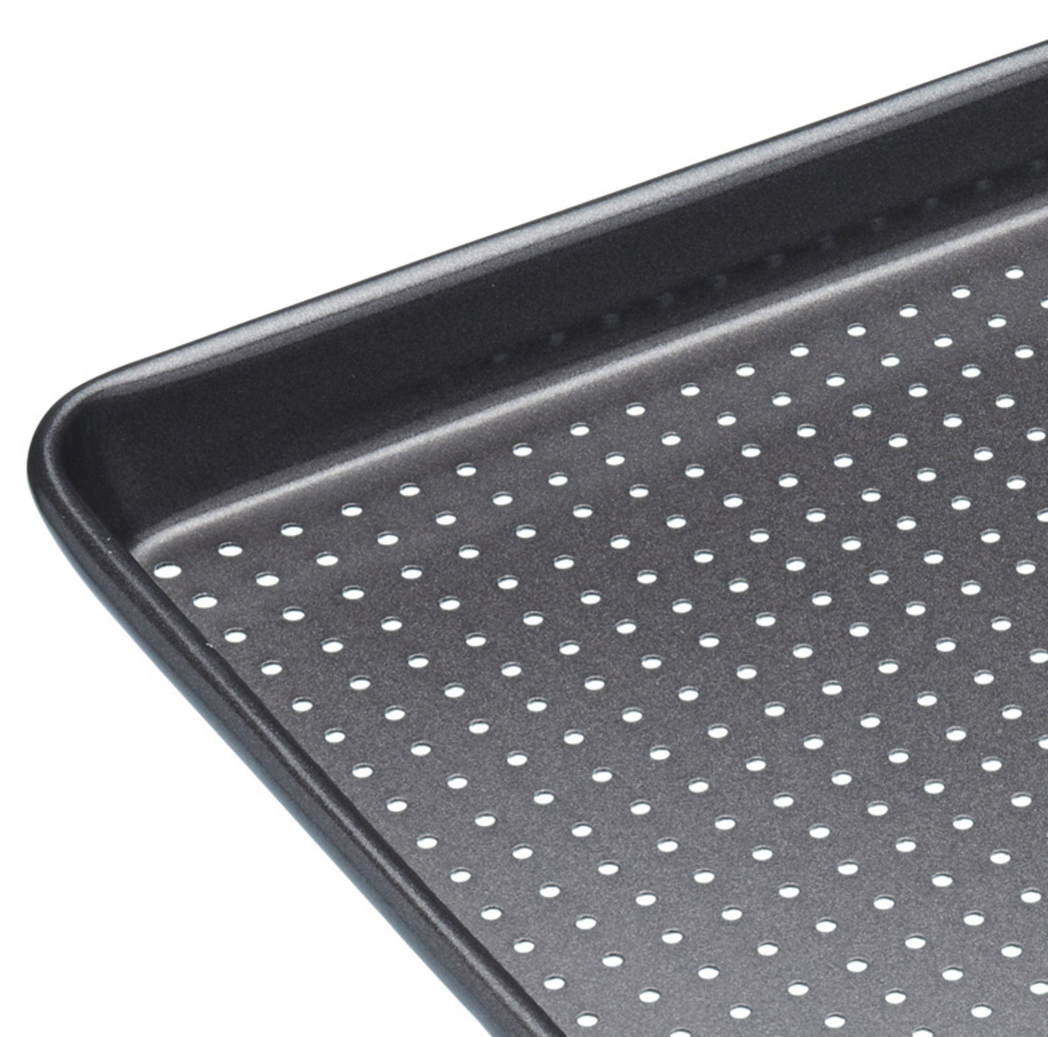 MasterClass Crusty Bake Non-Stick Baking Tray, 39cm x 27cm – CookServeEnjoy