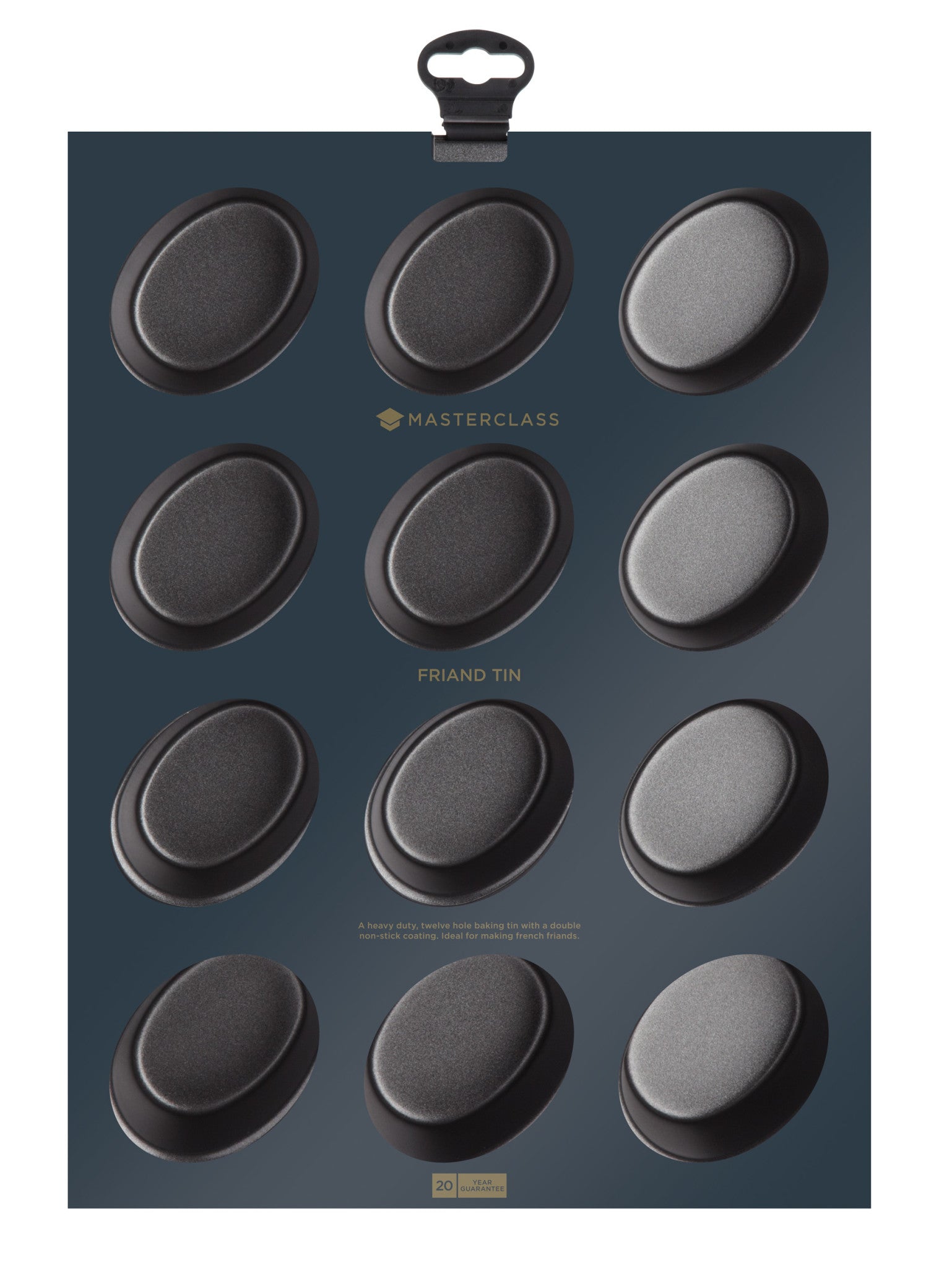 MasterClass Non-Stick Twelve Hole Friand Pan – CookServeEnjoy