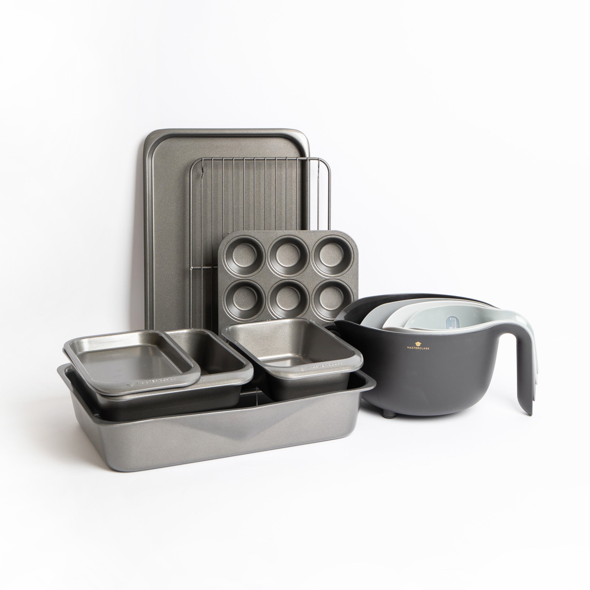 MasterClass Set of Gift-Boxed Smart Space Stacking Non-Stick Bakeware ...