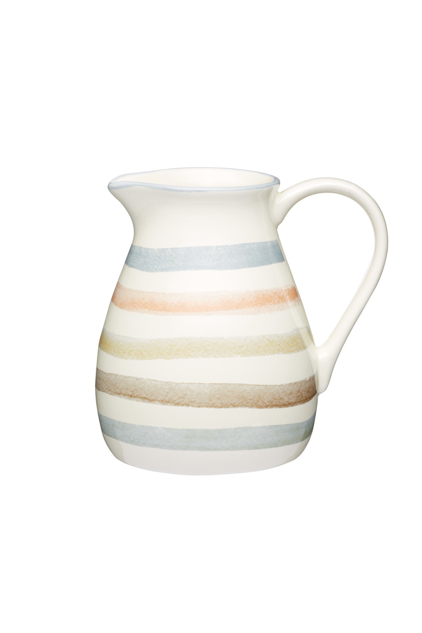 Classic Collection Striped Ceramic Milk Jug – CookServeEnjoy